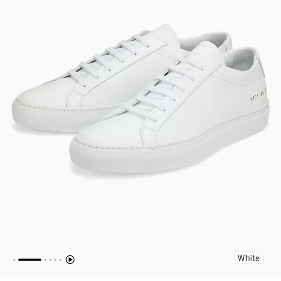 Common Projects | Shoes | Common Projects White Minimalist Sneakers ...